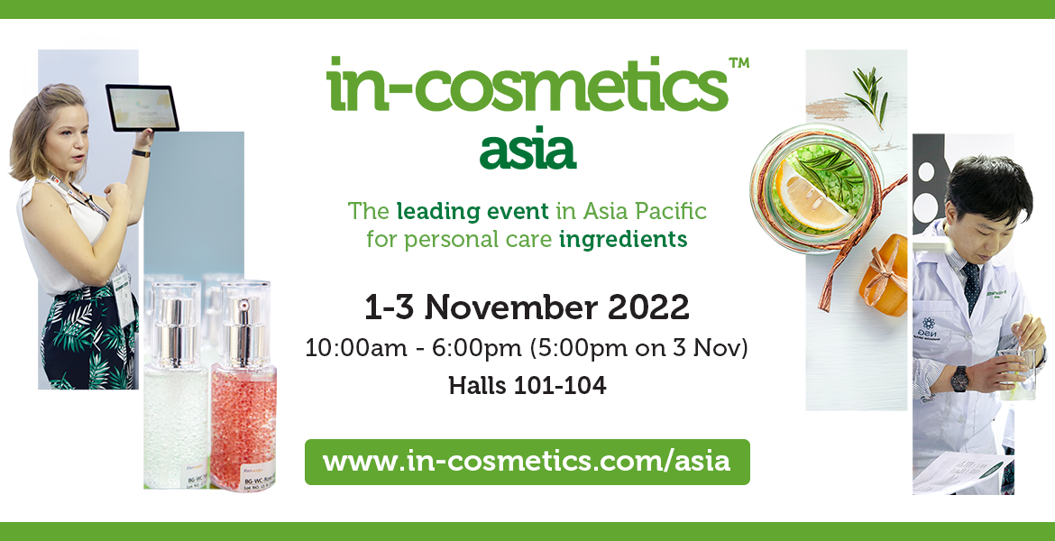 in-cosmetics Asia 2022 - Bangkok International Trade & Exhibition Centre