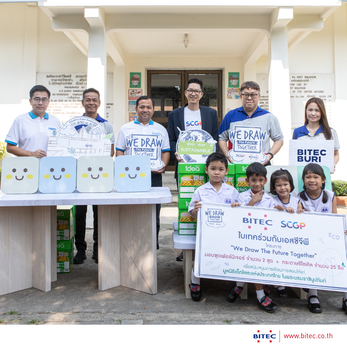 "Stepping into Sustainable Year 2 - 'We draw the future together' 🌱 - Bangkok International ...