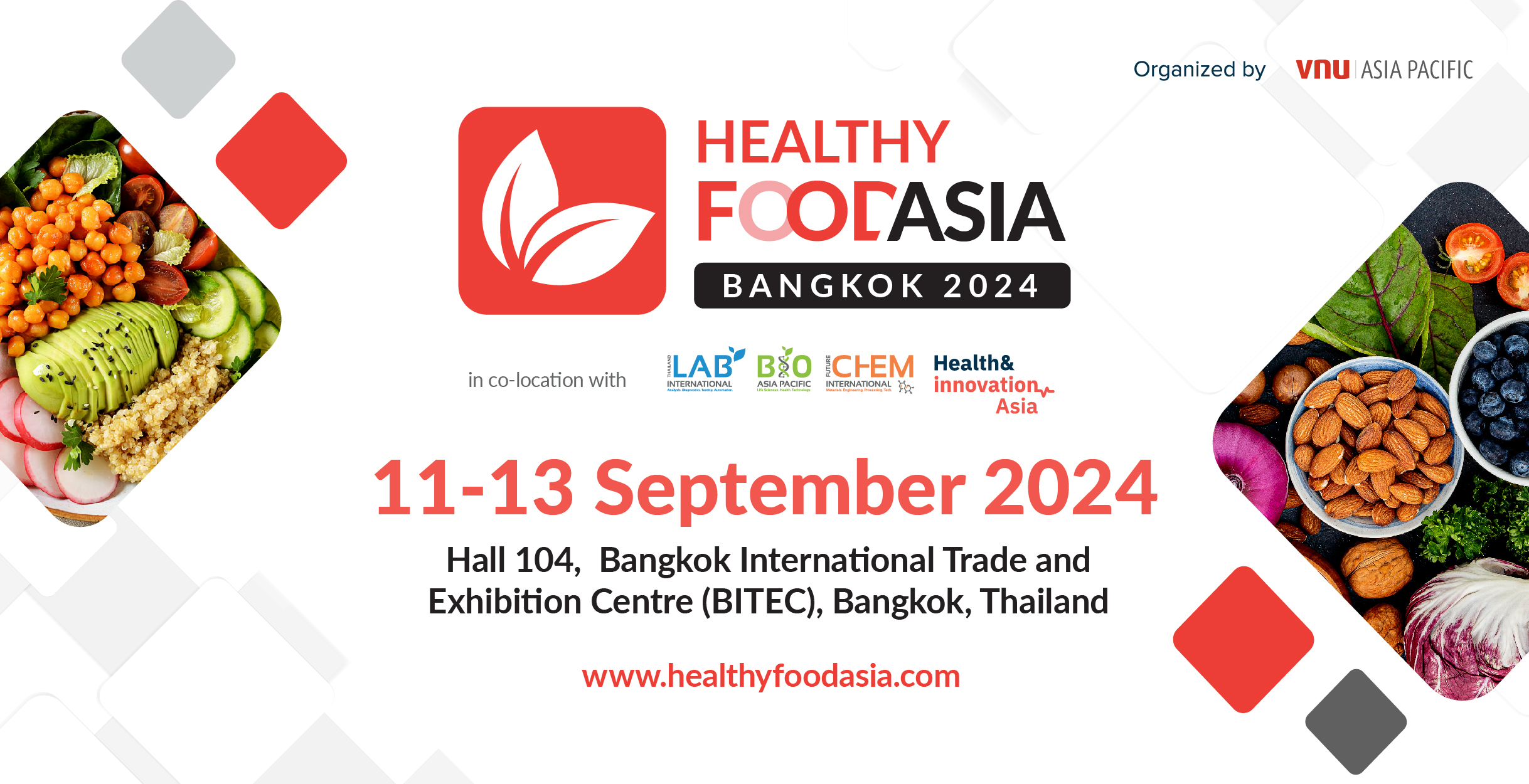 Healthy Food Asia 2024 - Bangkok International Trade & Exhibition Centre